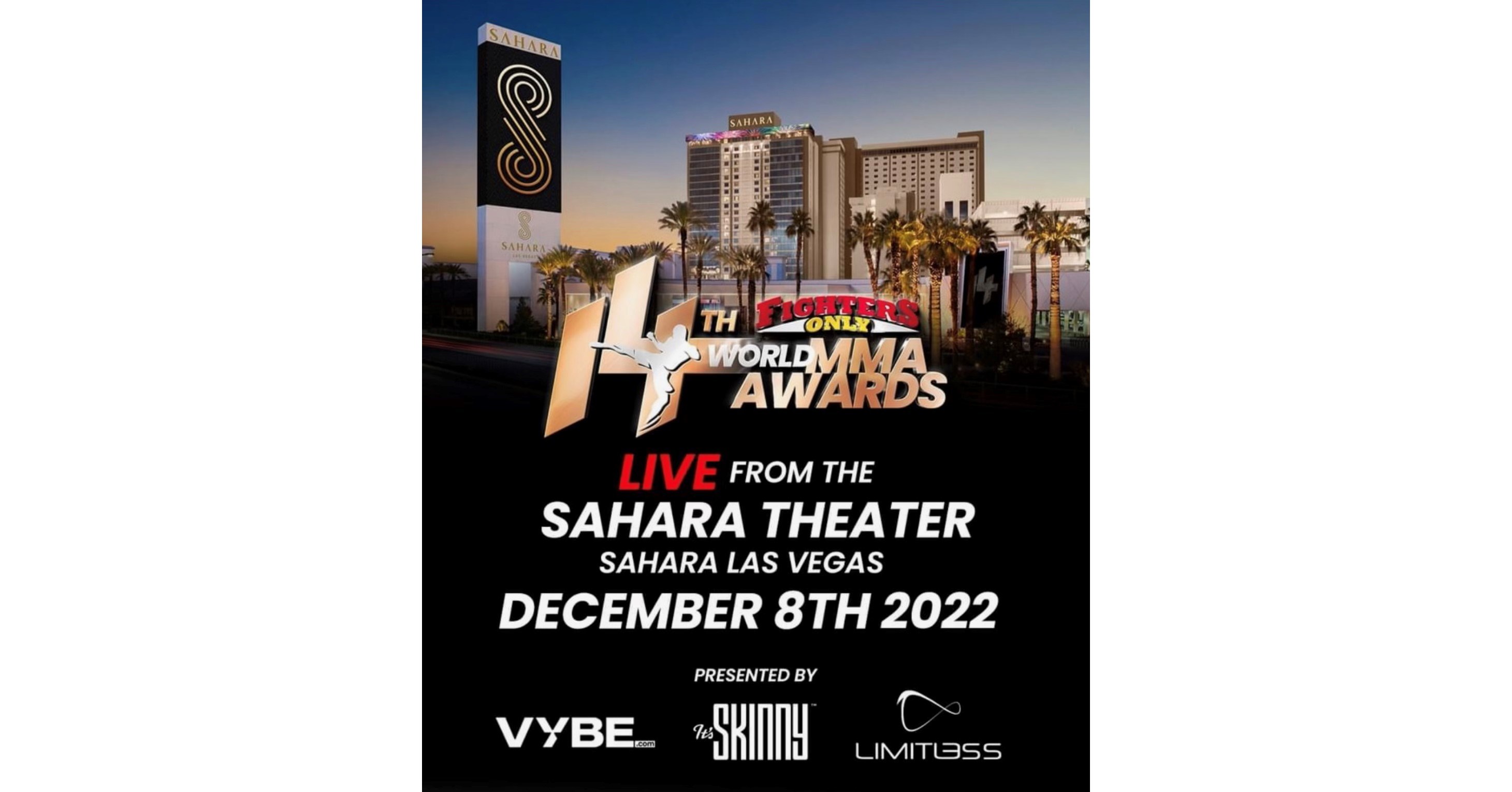 Limitless X Attends and Sponsors The 14th Annual World MMA Awards