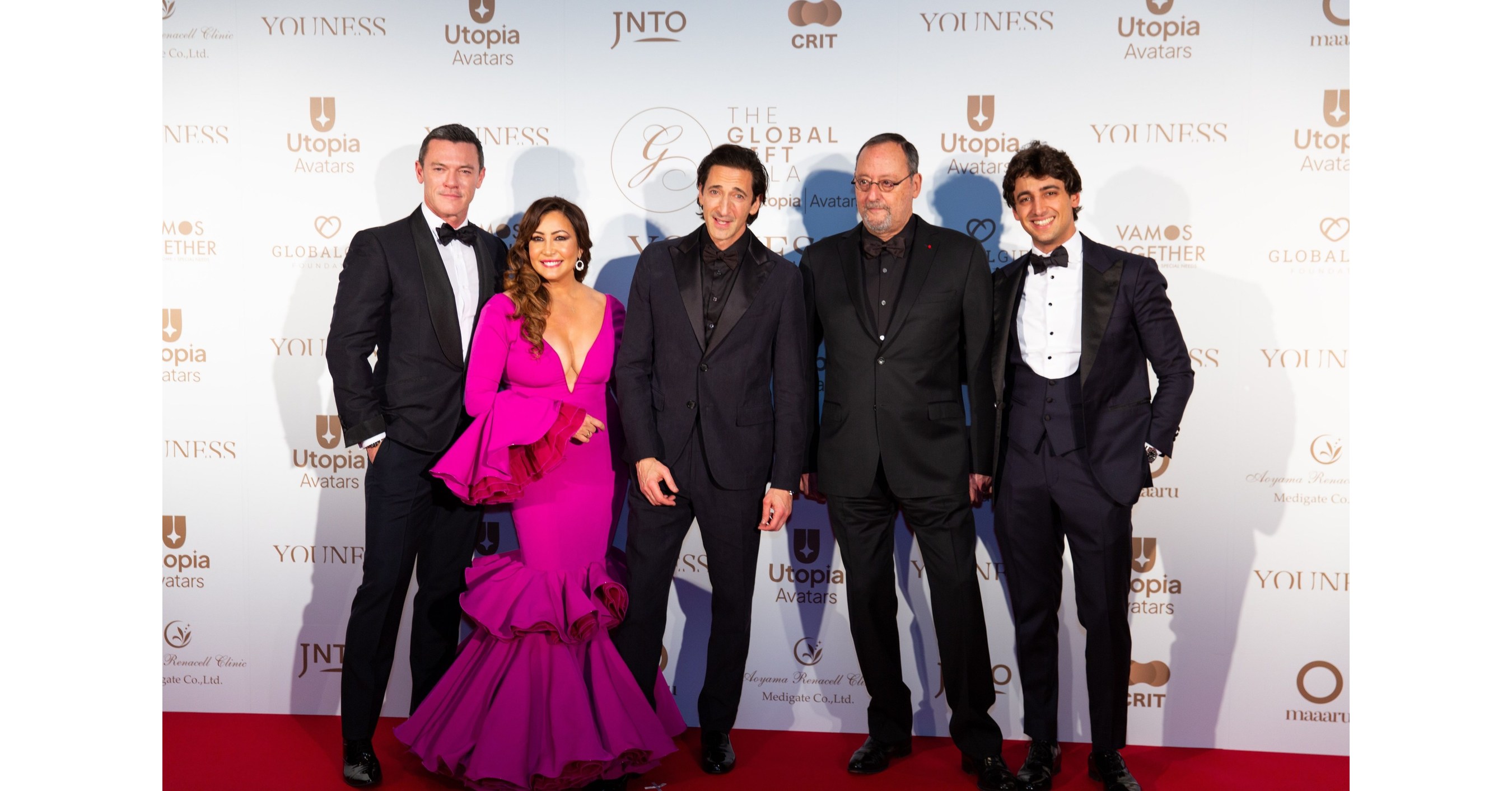 Maria Bravo makes history with Jean Reno, Adrien Brody and Luke Evans ...