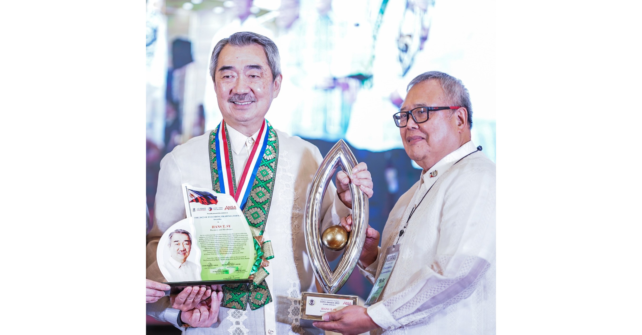 Hans Sy recognized as Outstanding Filipino for resilience and ...