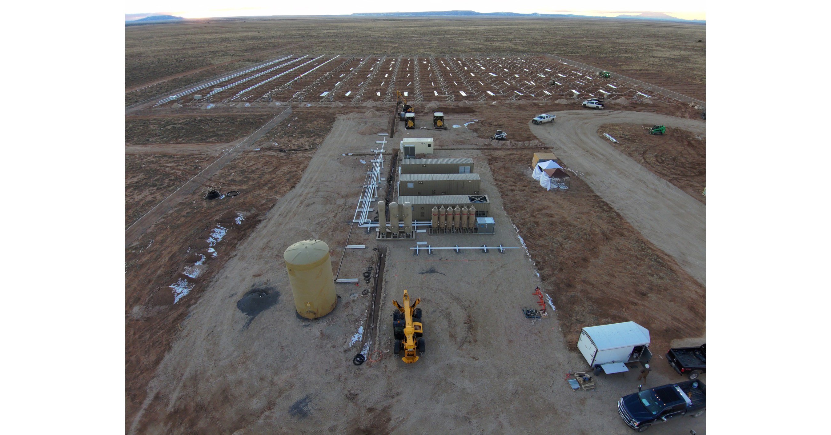 DESERT MOUNTAIN ENERGY RECEIVES DELIVERY OF MAJOR COMPONENTS OF ...