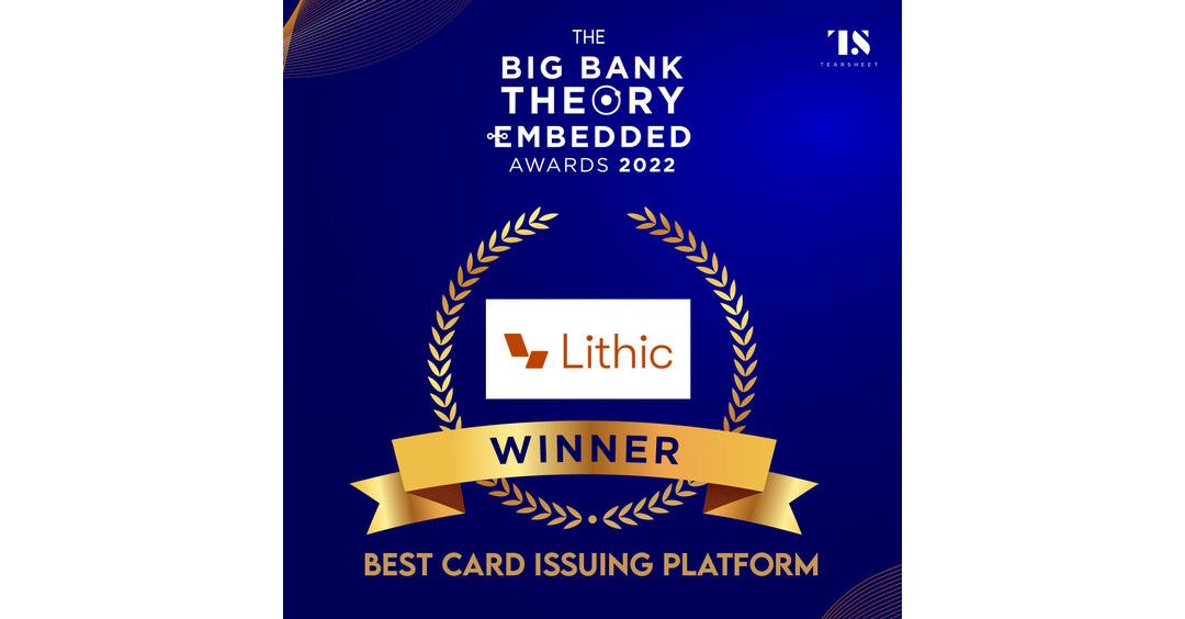 Lithic Named Best Card Issuing Platform at the Tearsheet Embedded ...
