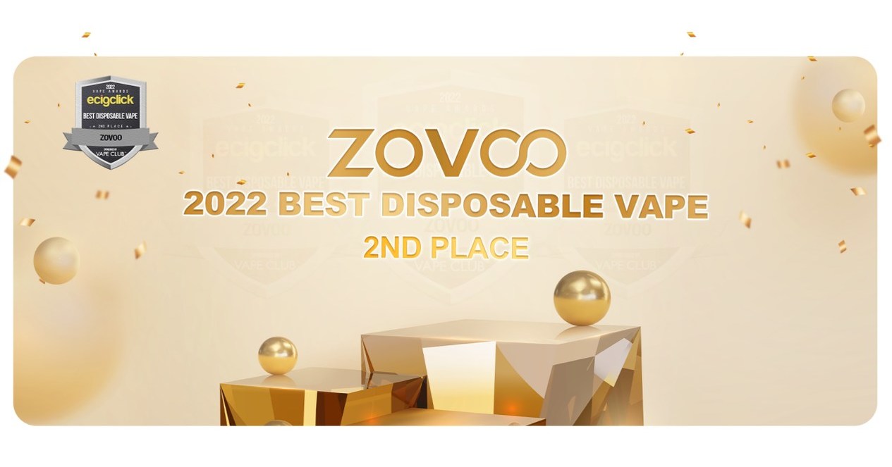 Aspiring to be the benchmark, ZOVOO won the Best Disposable Vape Award