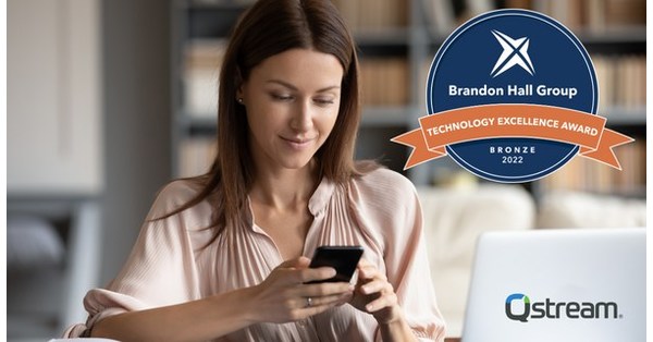 Qstream awarded Best Mobile Learning Technology by Brandon Hall Group
