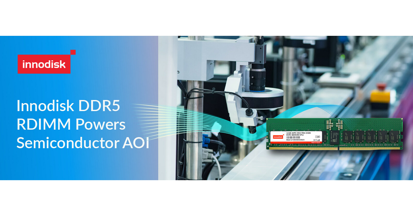 Innodisk DDR5 RDIMM Powers Semiconductor Automatic Optical Inspection