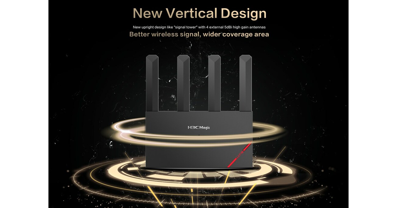 H3C Magic NX30 dual-band 3000Mbps Wi-Fi6 router is to be released