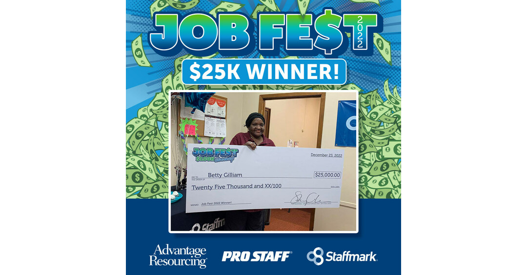 Staffmark Group Announces Final $25k Winner in Their Job Fest $100K ...