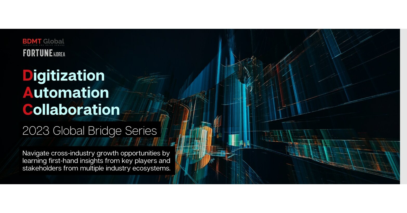 BDMT Global© Launches Global Bridge Series to Accelerate Digitization, Automation, and ...