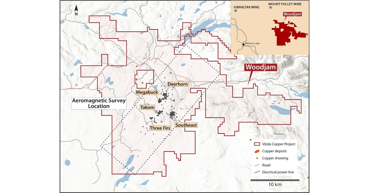 VIZSLA COPPER COMPLETES AIRBORNE MAGNETIC SURVEY AT WOODJAM COPPER ...