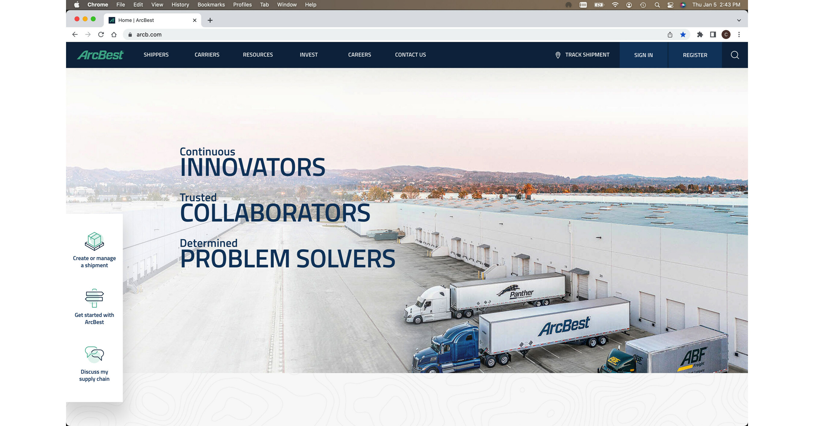 ArcBest Launches Newly Redesigned Website