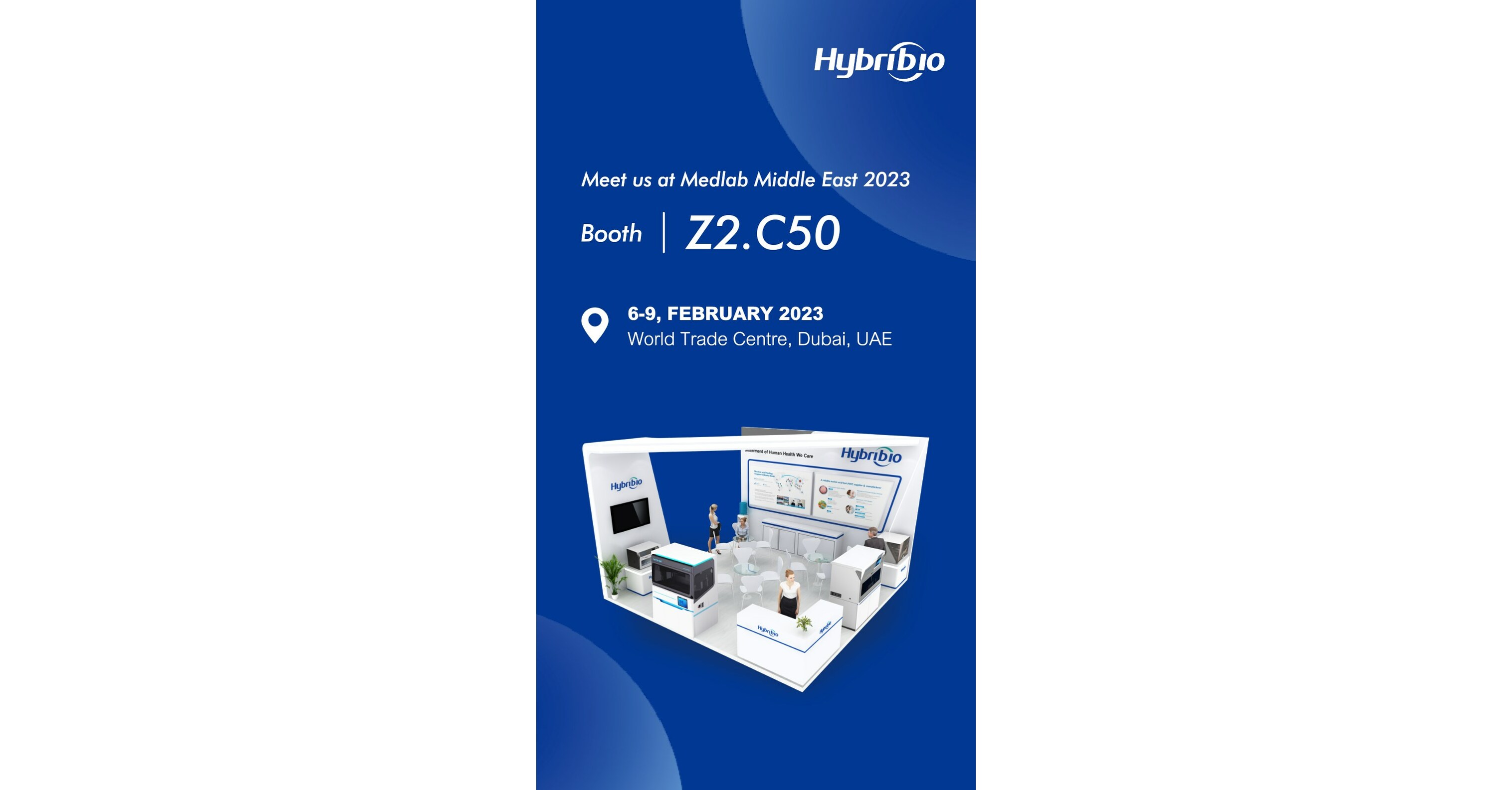 Hybribio returns to Medlab Middle East 2023
