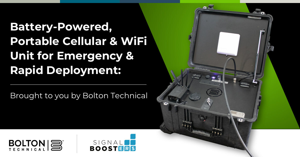 Battery Powered, Portable Cellular and WiFi Unit for Emergency and ...