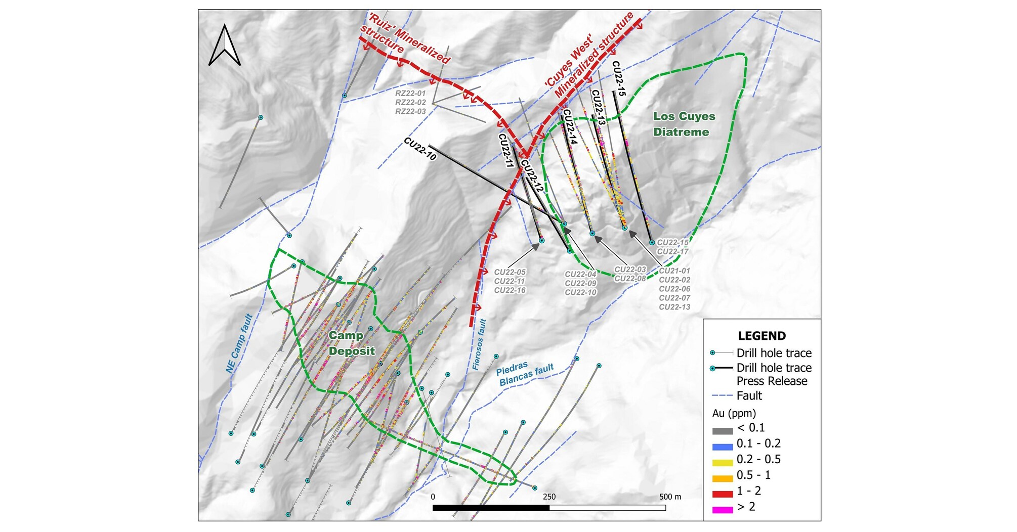 Luminex Hits with Cuyes West Step-out Holes: 4.0m Grading 19.35 g/t Au ...