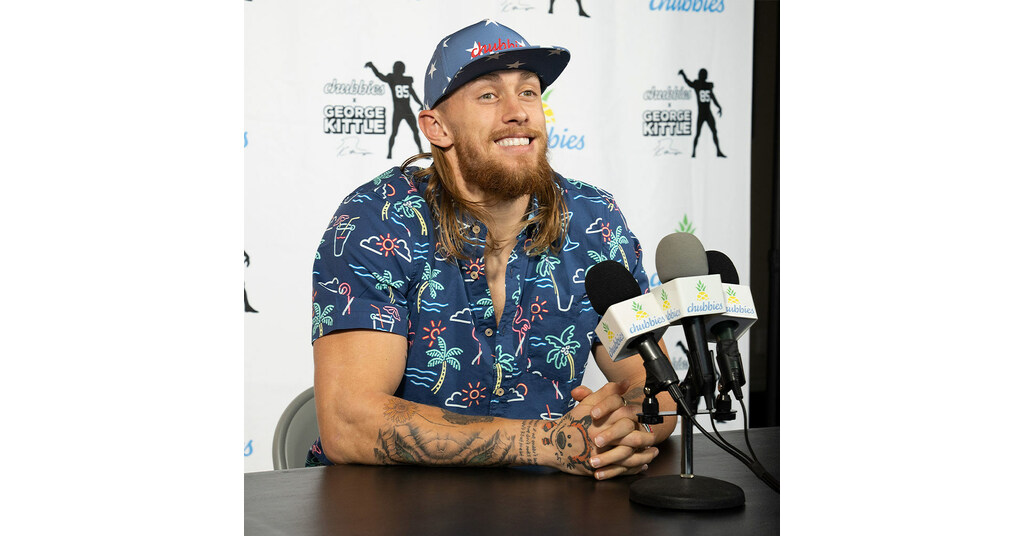 CHUBBIES SIGNS PRO FOOTBALL TIGHT END GEORGE KITTLE AS BRAND PARTNER ...