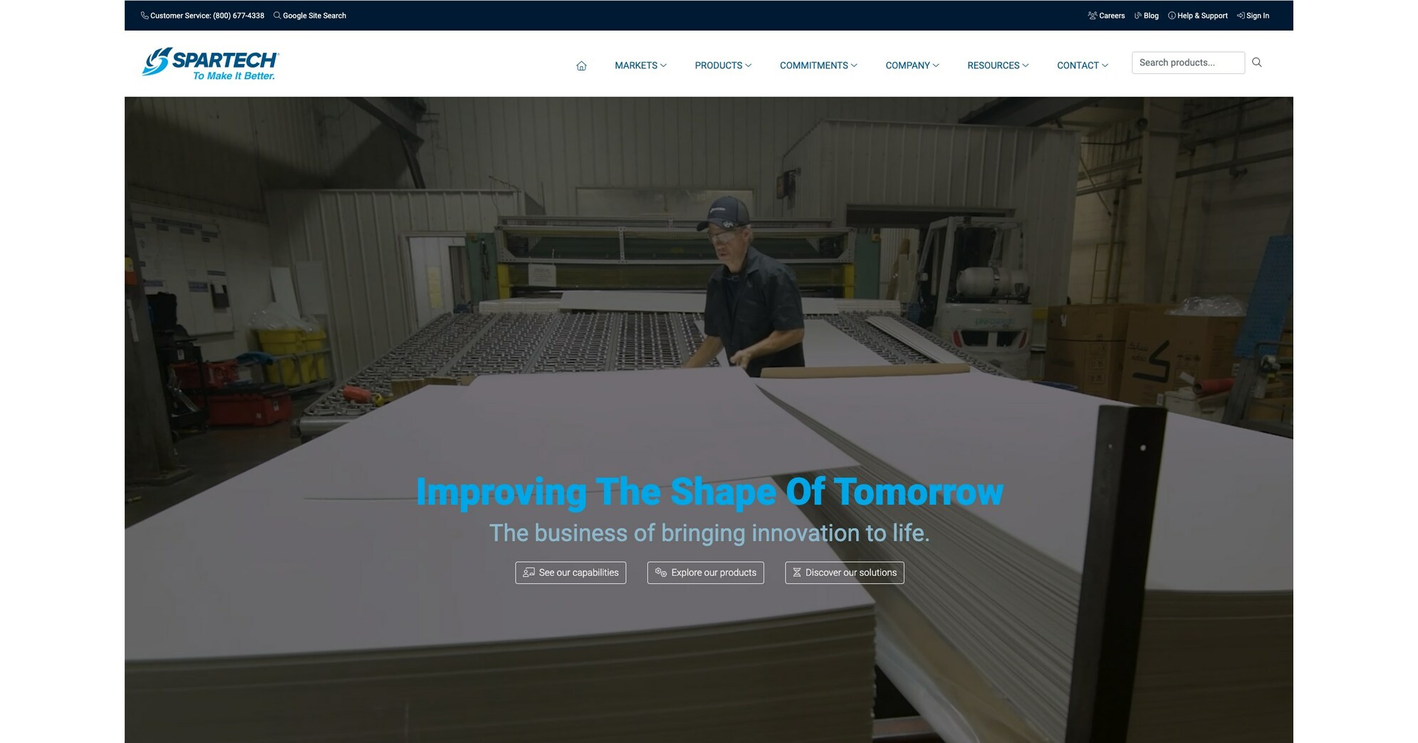 Spartech launches new website: "Improving the Shape of Tomorrow ...