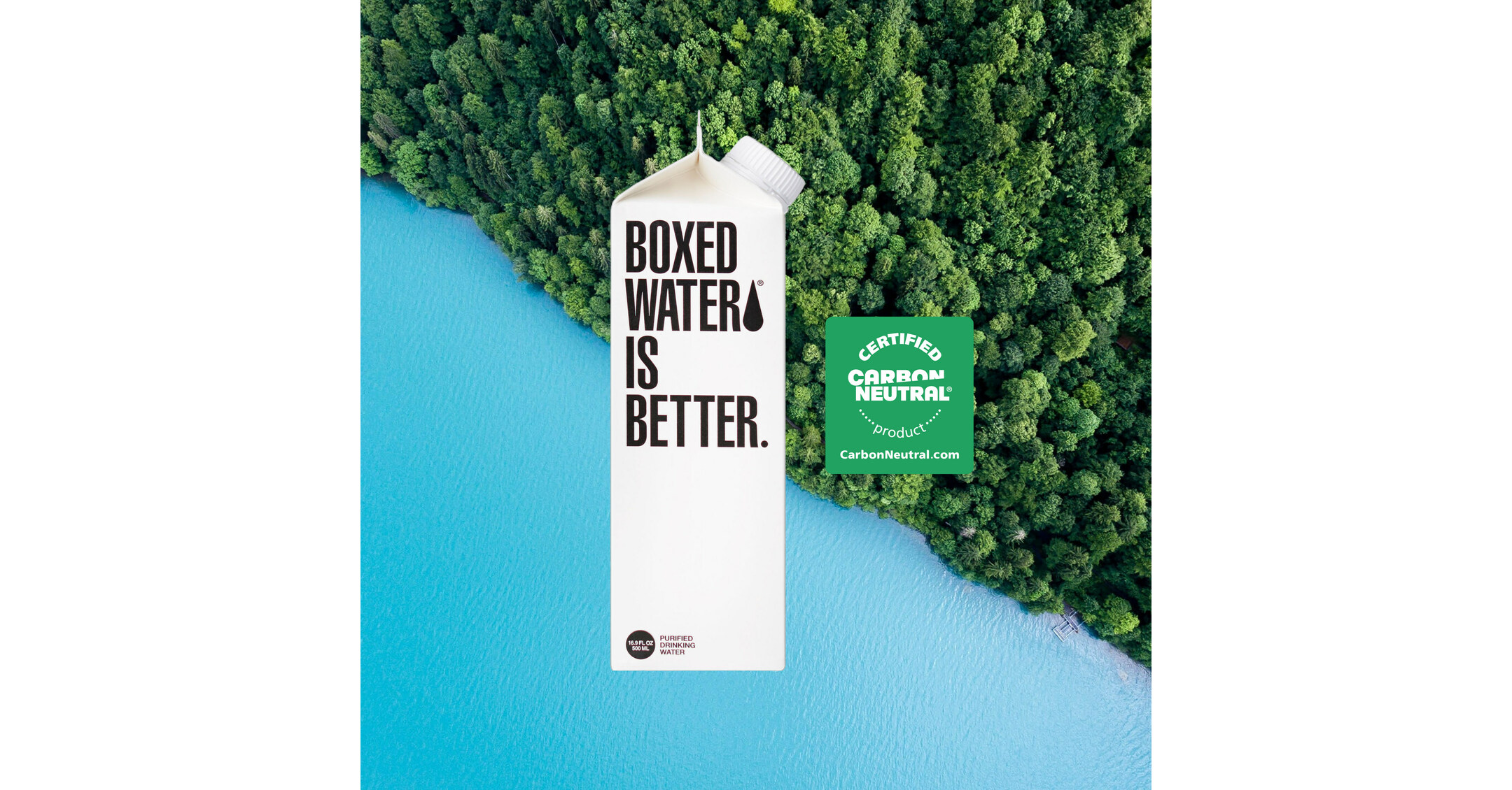 Boxed Water™ Achieves CarbonNeutral® Product Certification