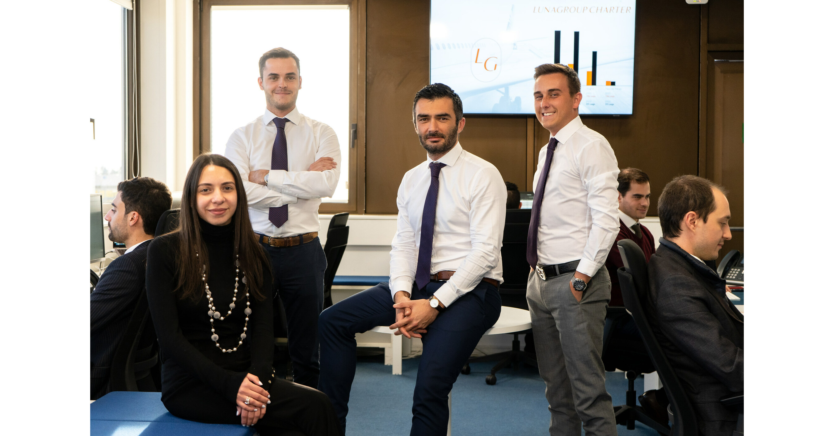 LUNAGROUP CHARTER TRIPLES ITS REVENUE DURING ITS SECOND YEAR IN OPERATION