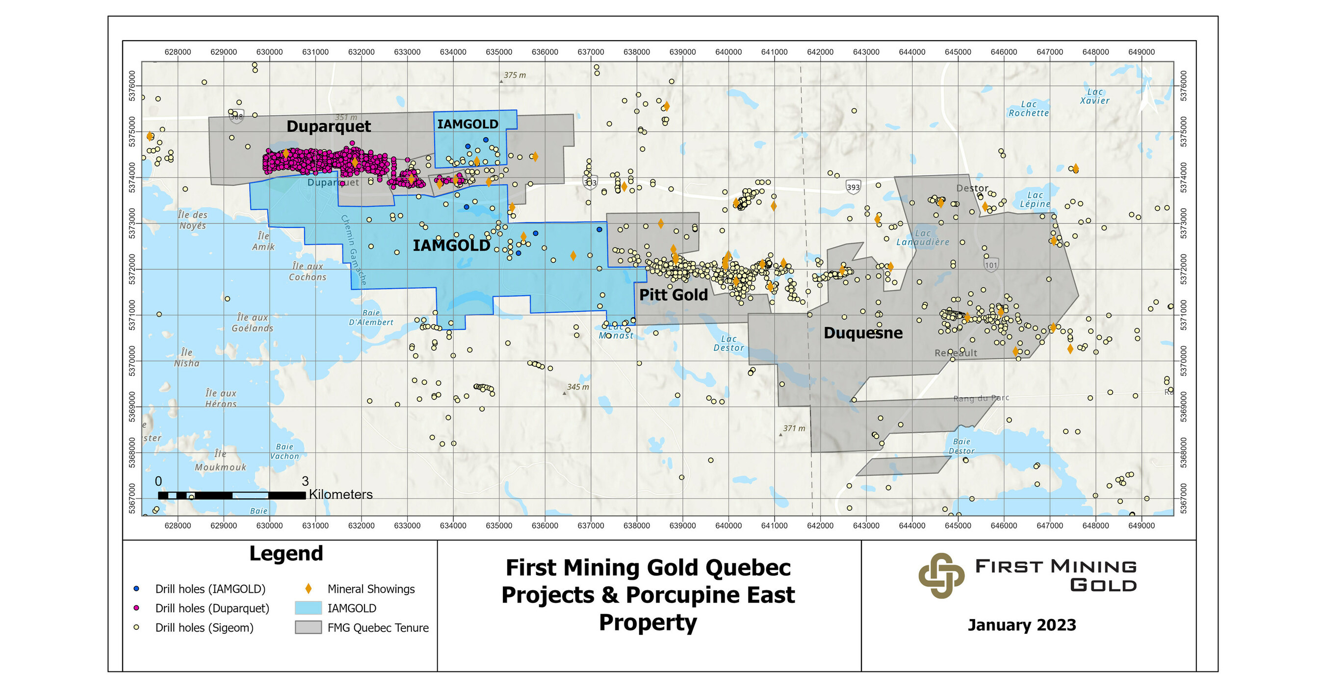 First Mining annonce la consolidation de l'ensemble stratégique de la ...