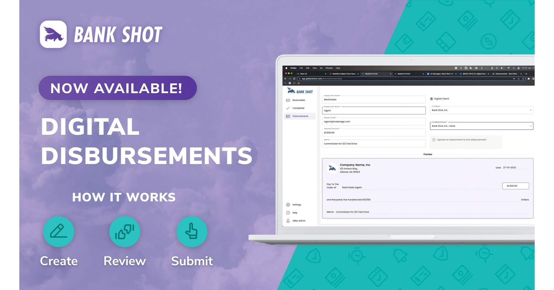 Bank Shot Launches Digital Disbursement Solution to Combat Mailing Fees ...
