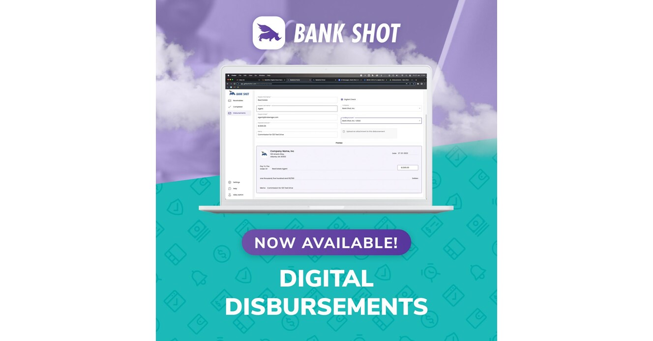 Bank Shot Launches Digital Disbursement Solution to Combat Mailing Fees ...