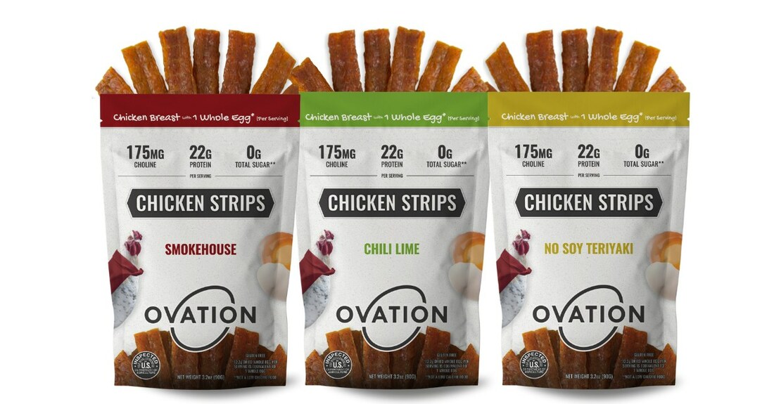 OVATION FOODS NEW CHICKEN STRIPS: WHOLE FOOD SNACKS FOR WHOLE BODY HEALTH