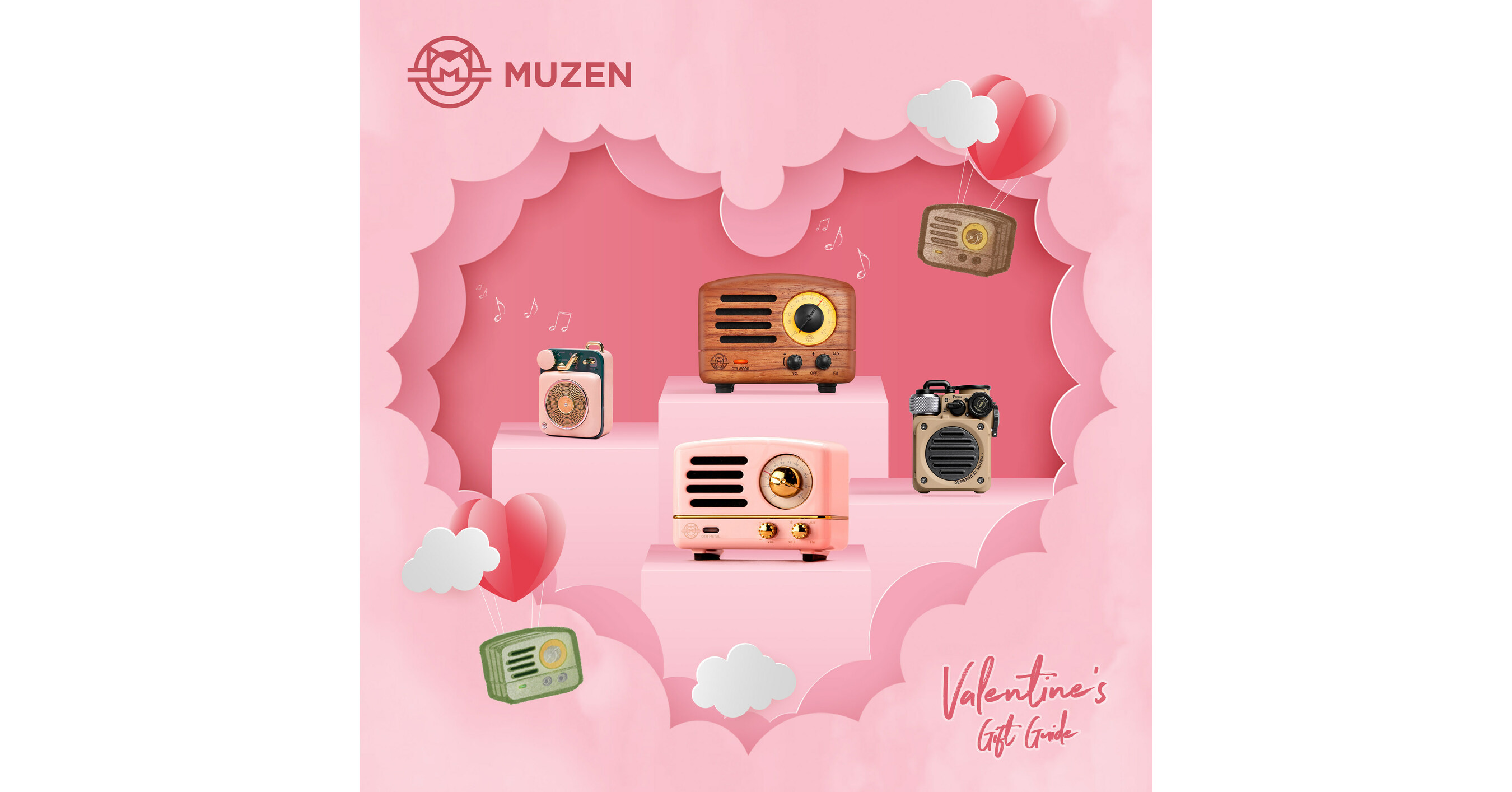 MUZEN AUDIO Launches 2023 Ultimate Valentine's Day Gift Guide