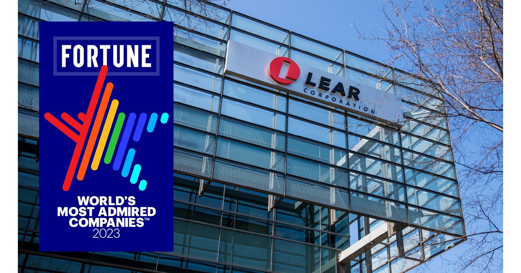 Lear Named One of FORTUNE'S 2023 Most Admired Companies