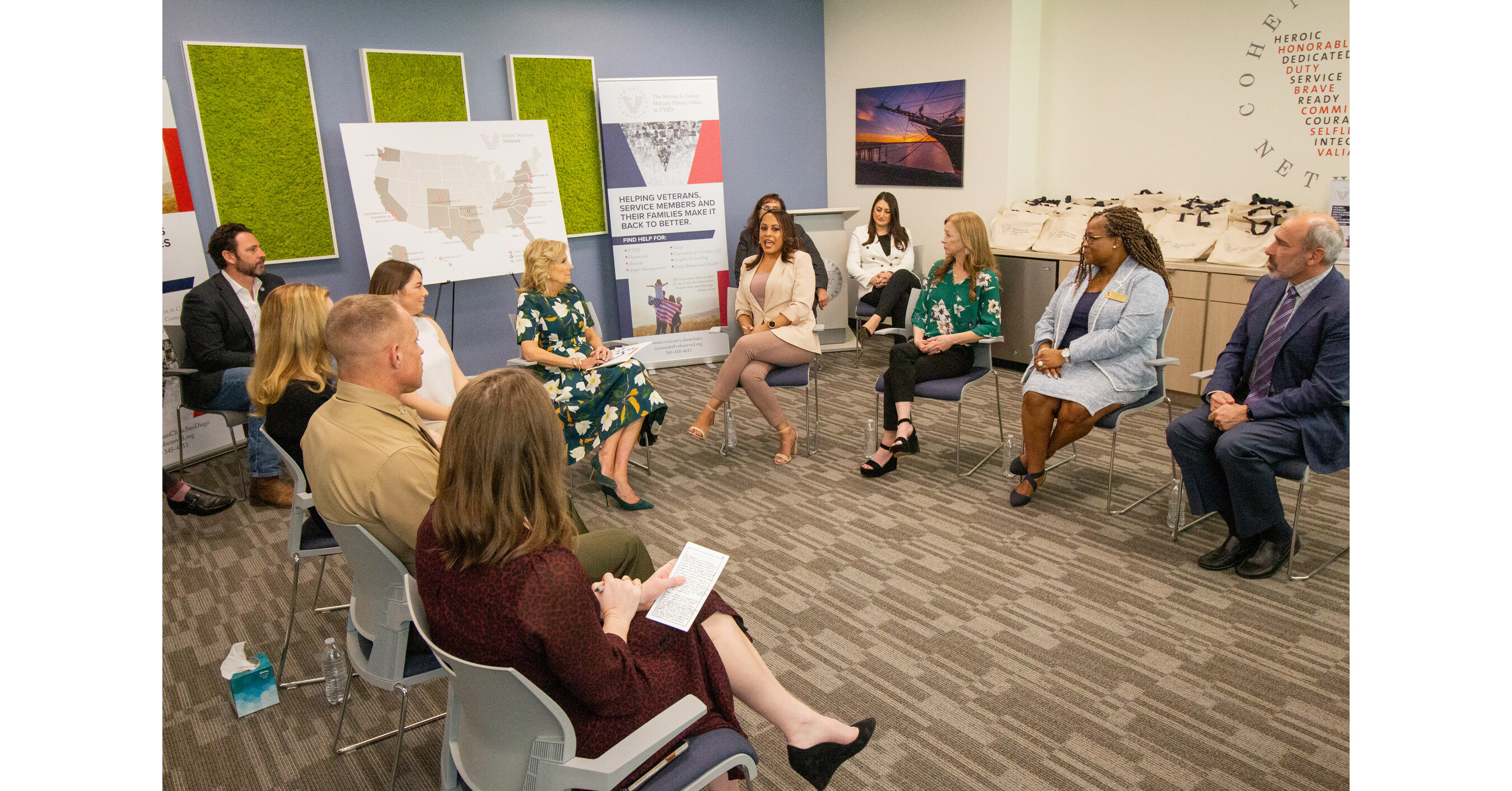 Cohen Veterans Network Welcomes First Lady Jill Biden at the Cohen ...