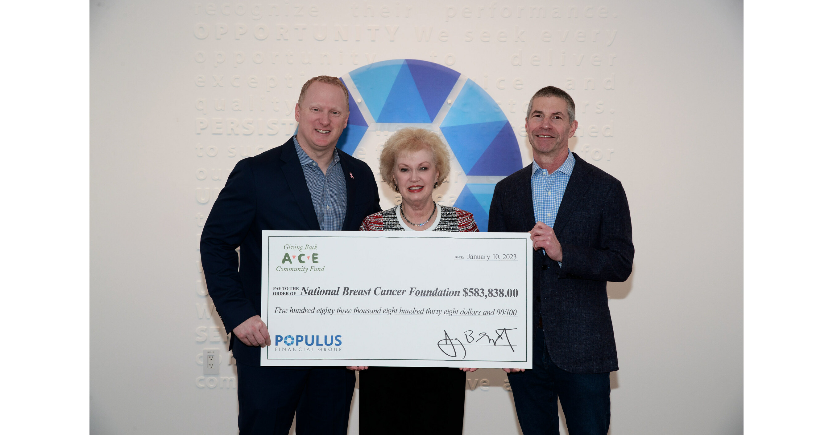 Populus Financial Group and Netspend Raised Over $583,000 for NBCF ...