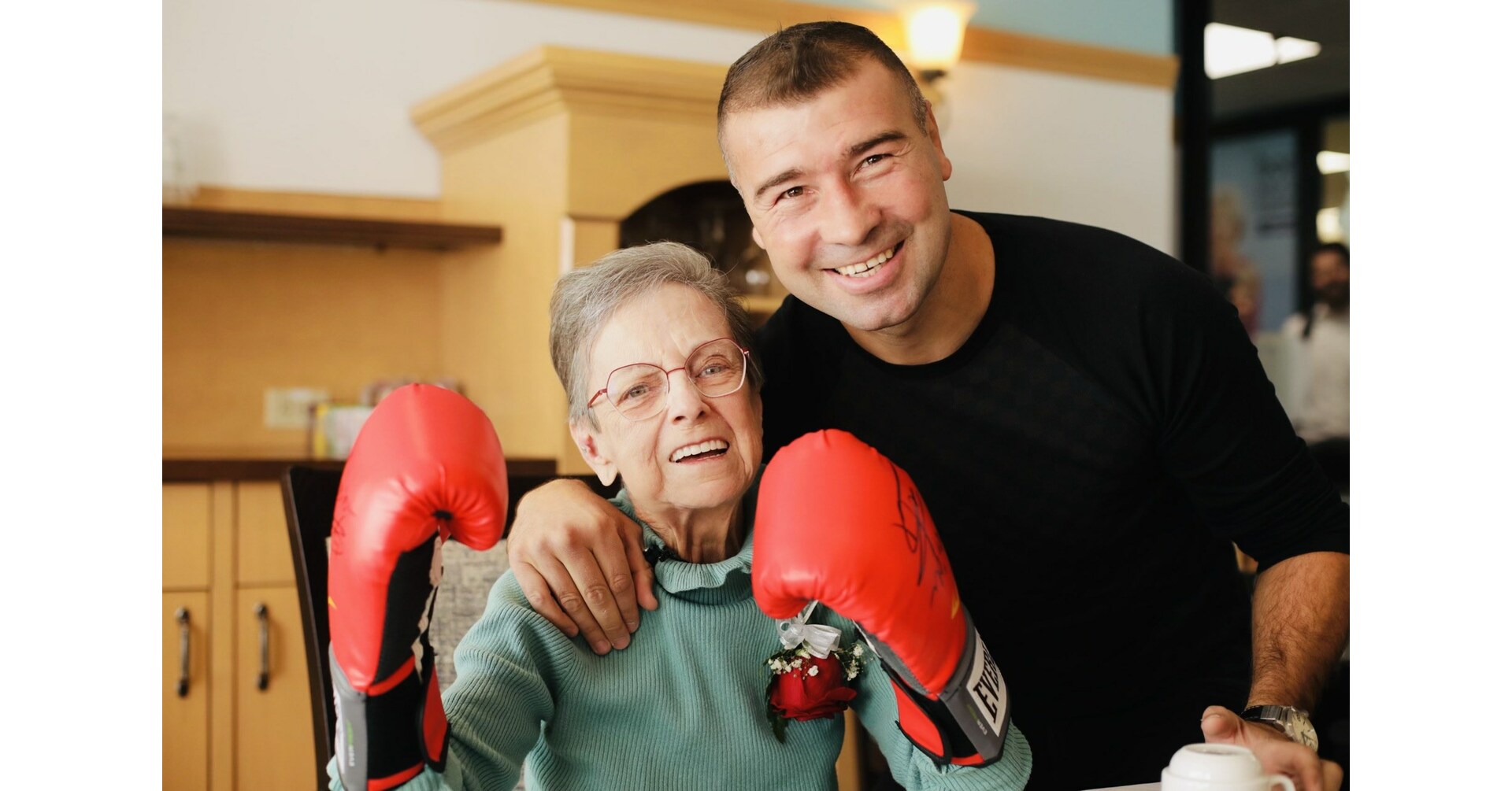 LUCIAN BUTE MAKES SENIORS' DREAM COME TRUE