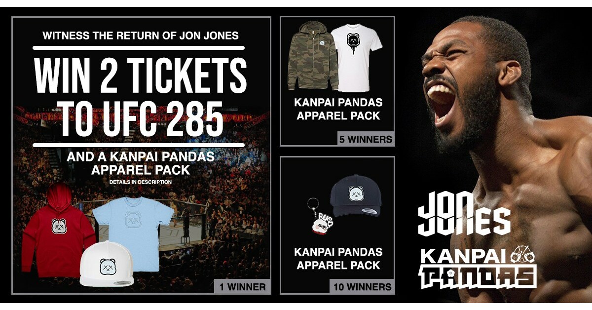 Jon Jones Leads the Kanpai Pandas Brand!