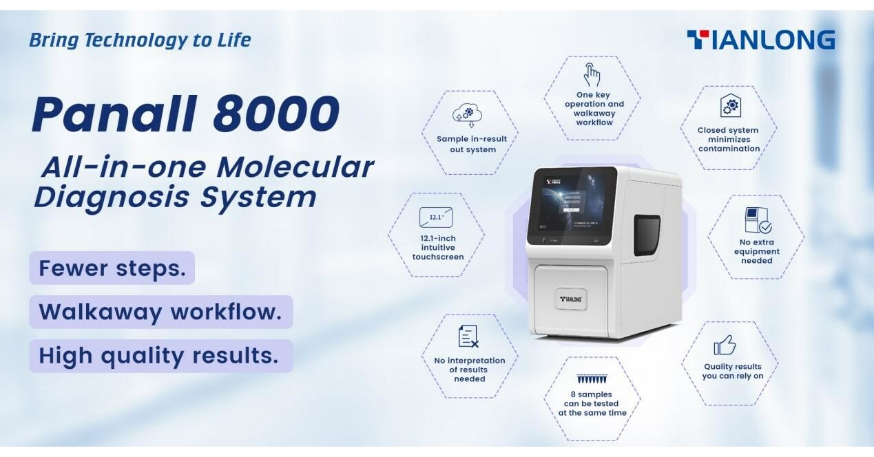 Tianlong New Product Panall 8000 Shines at Medlab Middle East 2023