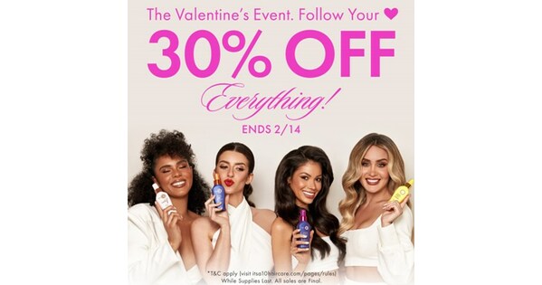 It's A 10® Haircare and Be a 10 Cosmetics™ Announces 30% off Sale in ...