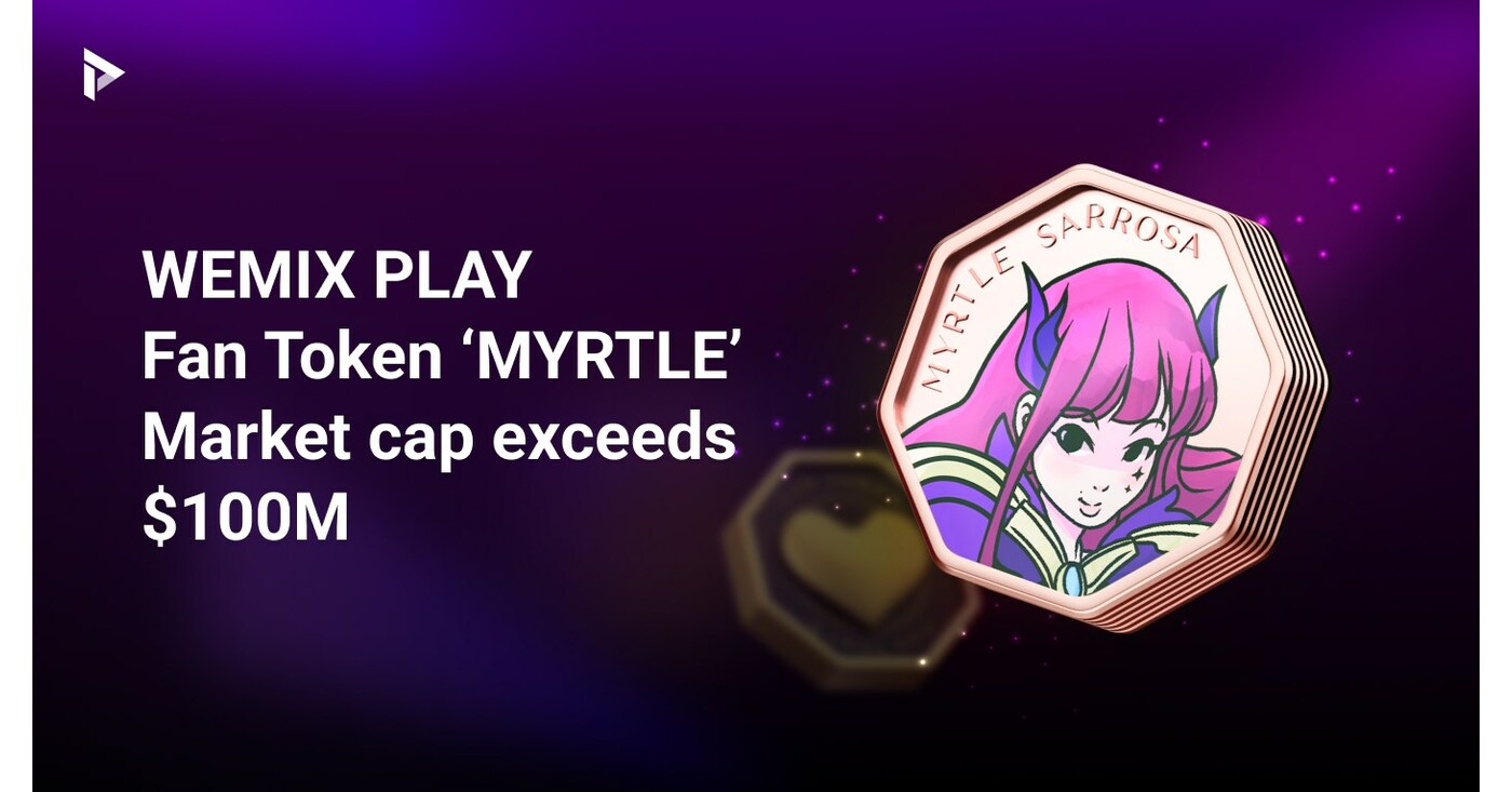MYRTLE, el primer Fan Token de WEMIX PLAY, supera los USD 100 millones ...