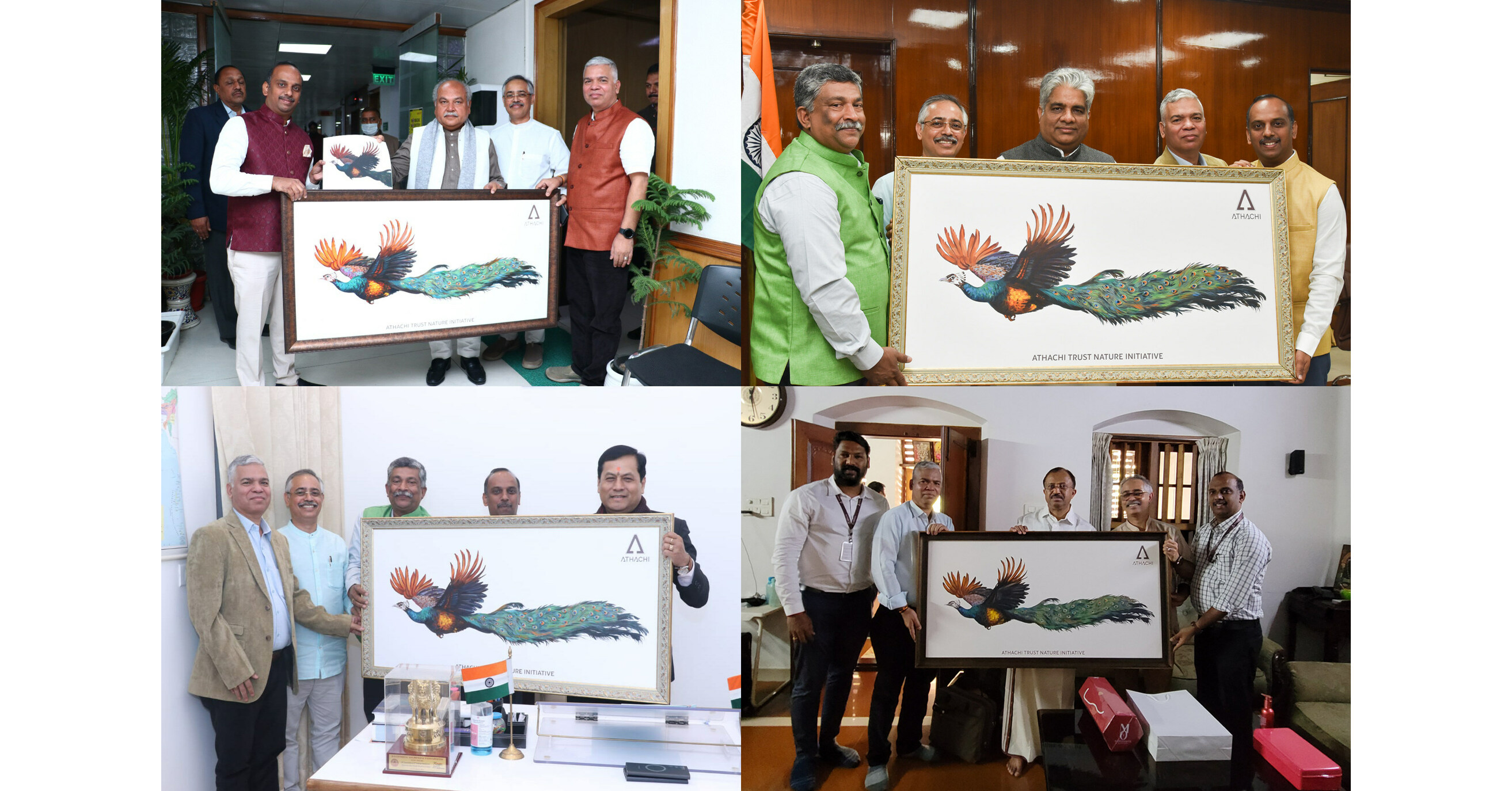 Athachi Group showcases 'Trust Nature™' initiative to Union Ministers; The 'Trust Nature ...