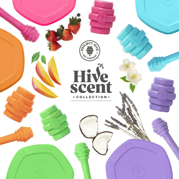 Project Hive Pet Company Launches The Hive Scent Collection of Dog Toys
