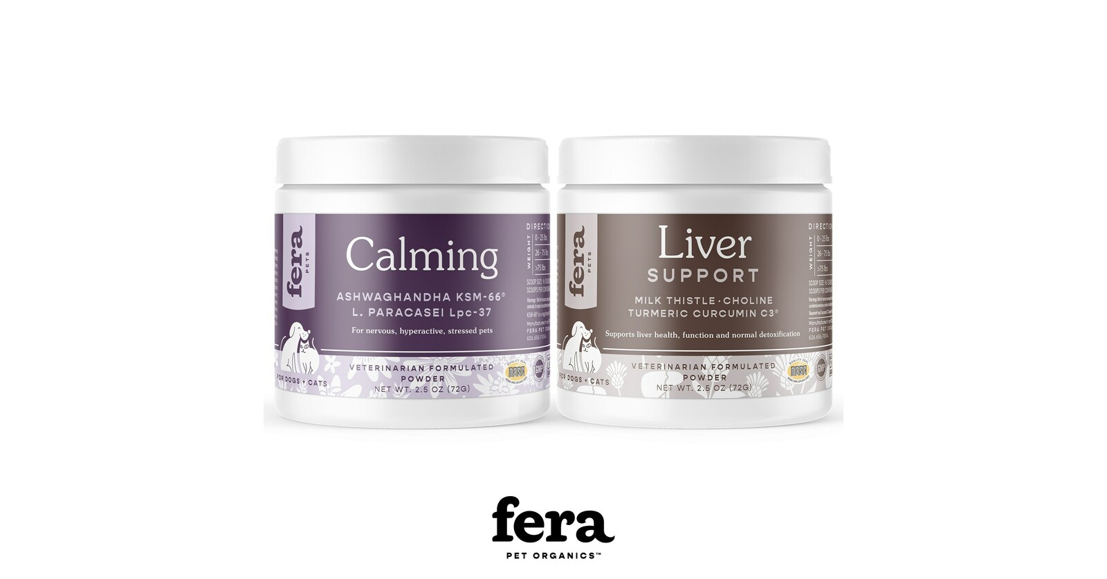 Fera Pet Organics Introduces Two New Supplements for Canines and Felines