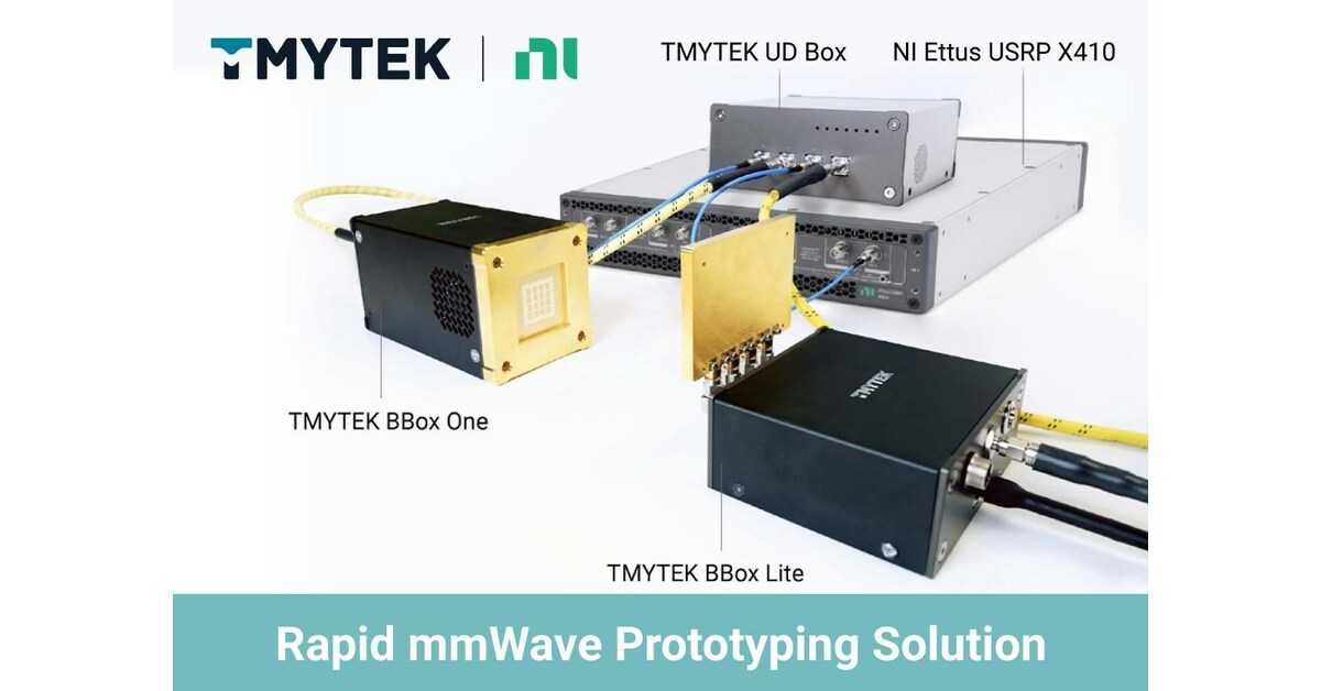 TMYTEK and NI Join Forces to Provide Rapid mmWave Prototyping Solution
