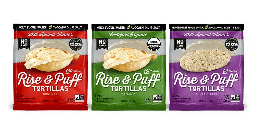 RISE & PUFF LAUNCHES LINE OF REAL TORTILLAS THAT PUFF