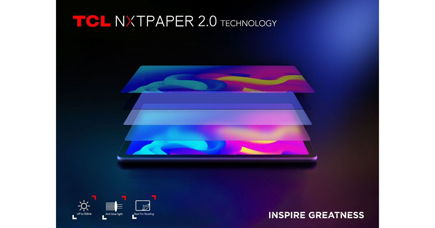 TCL Announces Two New Tablets And Upgraded NXTPAPER Technology At MWC 2023 - Feb 26, 2023
