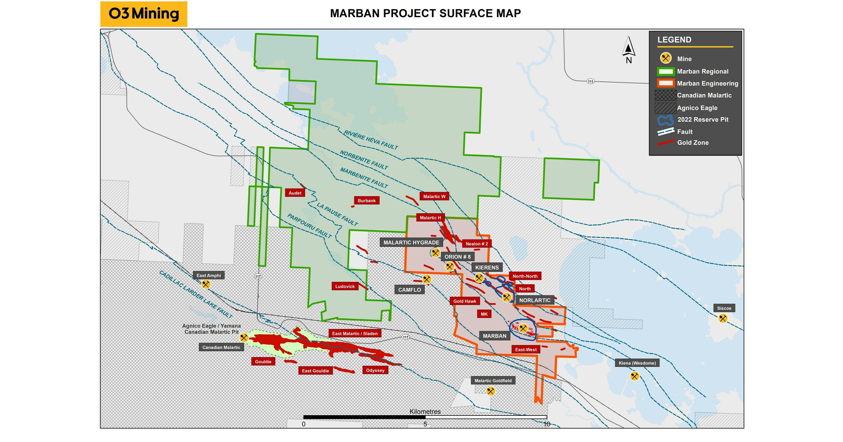 O3 Mining Intersects 1.5 g/t Au over 44.3 Metres at Kierens-Norlartic ...