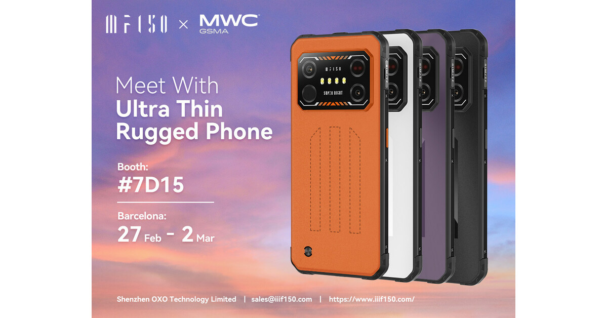 lllF150 présentera un look de téléphone robuste ultra fin au MWC Barcelona 2023