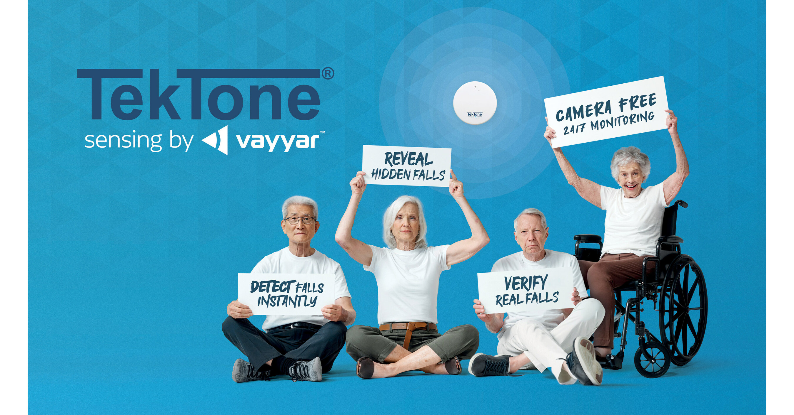 TekTone and Vayyar Team Up to Provide Imaging Radar-powered Fall Detection