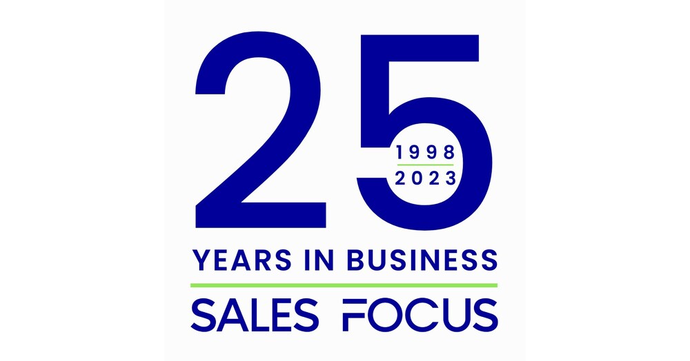 Sales Focus Inc. Unveils 25th Anniversary Logo