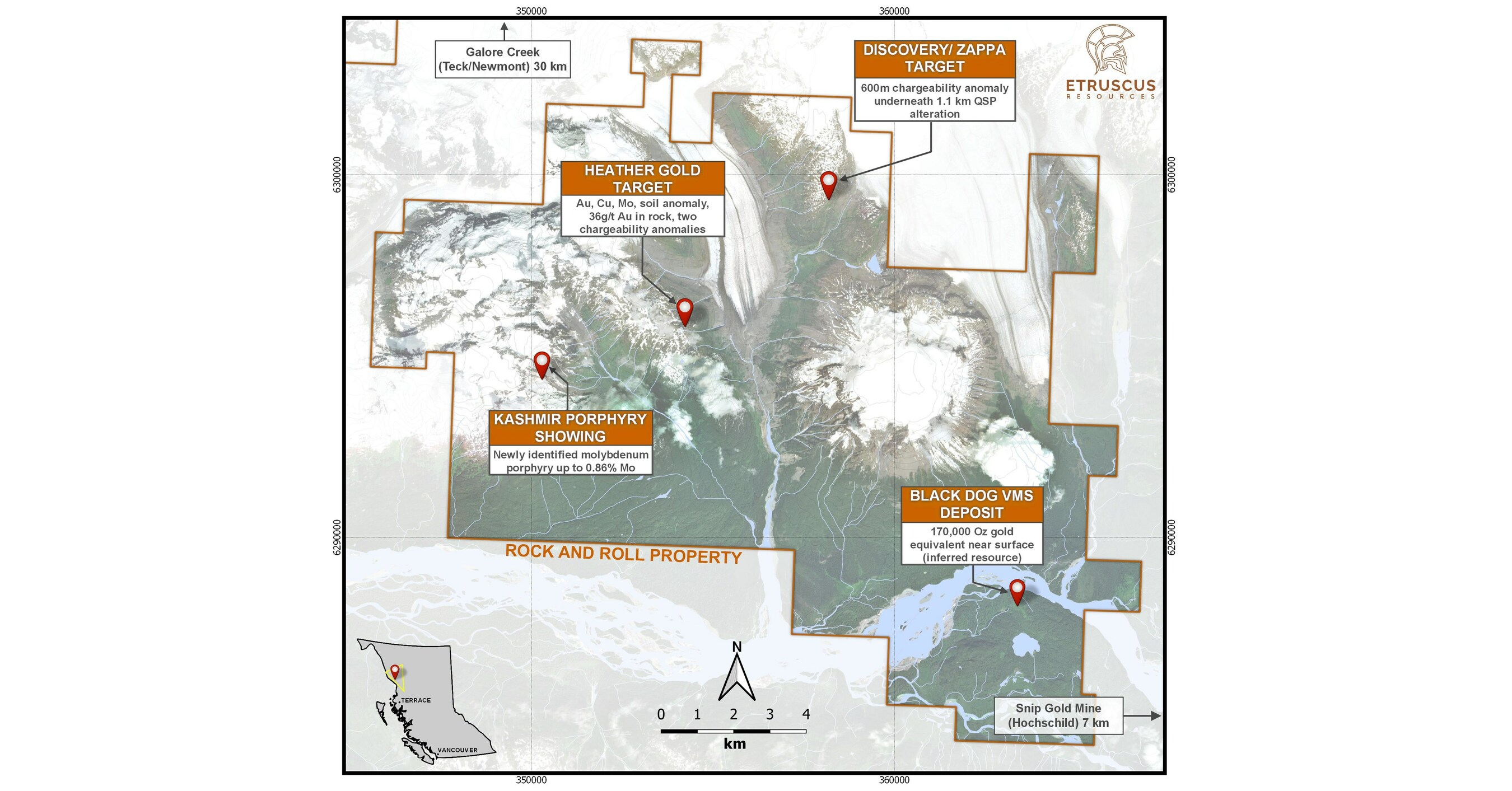 ETRUSCUS DISCOVERS TWO CHARGEABILITY ANOMALIES UNDERNEATH HIGH-GRADE ...