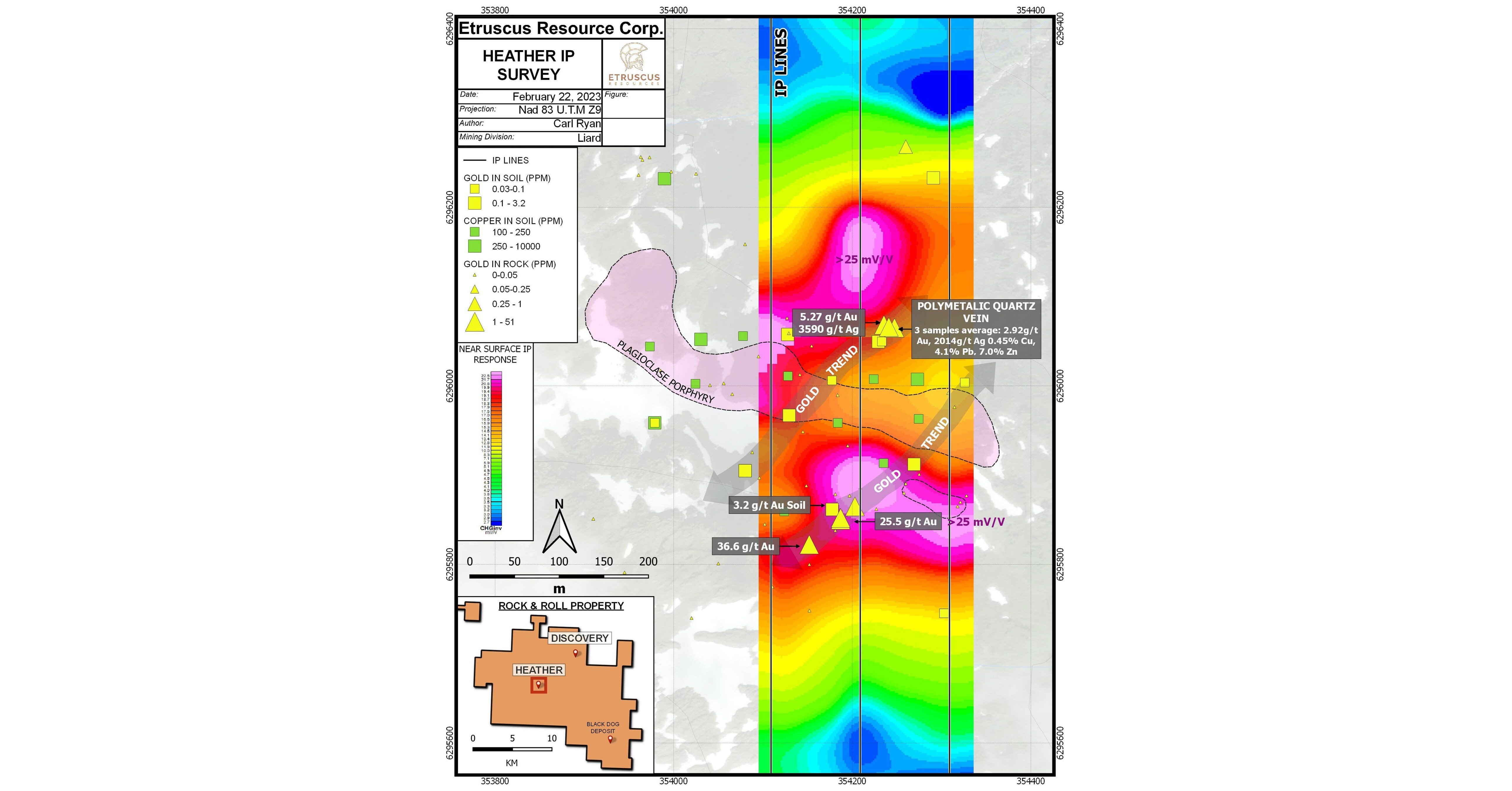 ETRUSCUS DISCOVERS TWO CHARGEABILITY ANOMALIES UNDERNEATH HIGH-GRADE ...