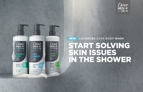 Dove Men+Care Brings New Clinical Solutions to Men's Body and Face ...