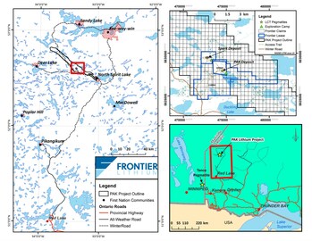 FRONTIER LITHIUM ANNOUNCES EXPANSION OF SPARK DEPOSIT - 18.8 Mt IN ...