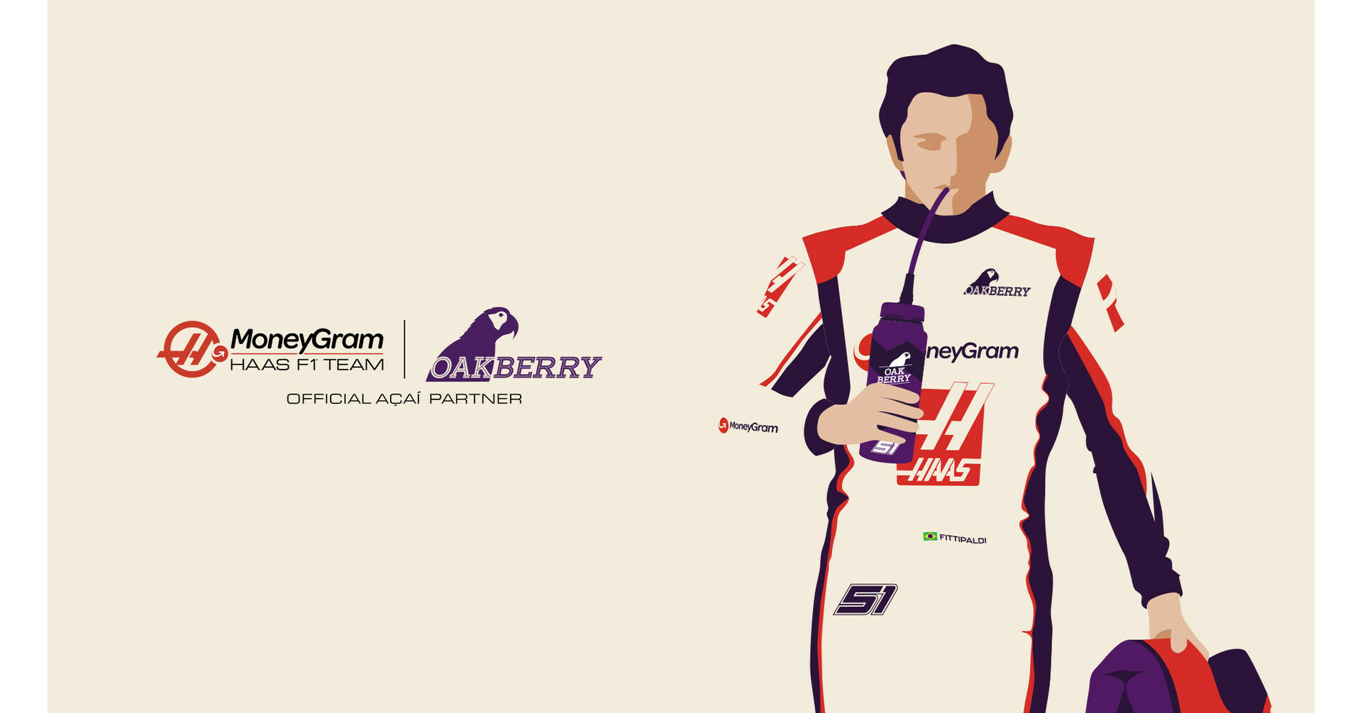OAKBERRY Becomes the Official Açaí Partner to the MoneyGram Haas F1 ...