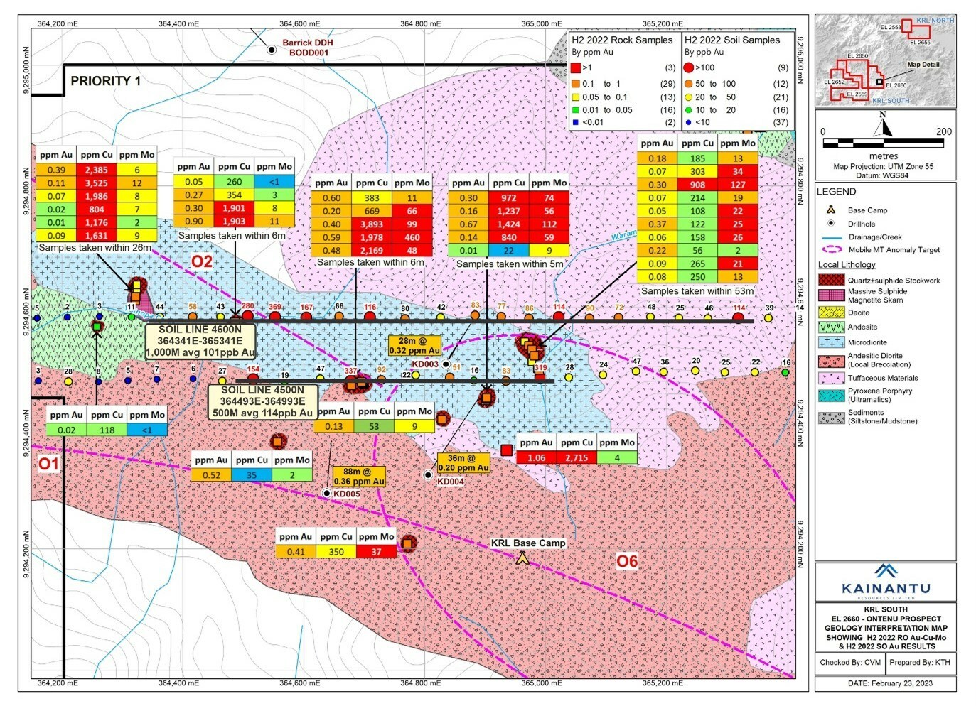 Kainantu Resources Discovers 1.55 G/t Gold, 0.39% Copper, 20.8 G/t ...