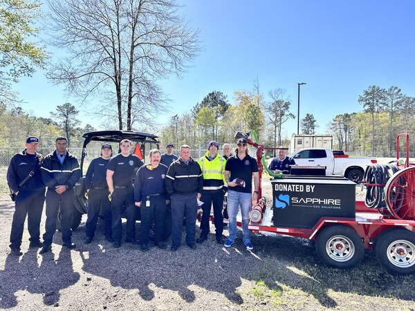 Sapphire Gas Solutions Donates Fire Suppression Trailer to Conroe Fire ...